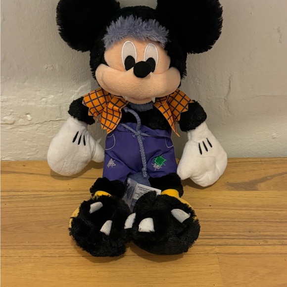 Disney | Toys | Disney Black Mickey Mouse Plush Toy | Poshmark